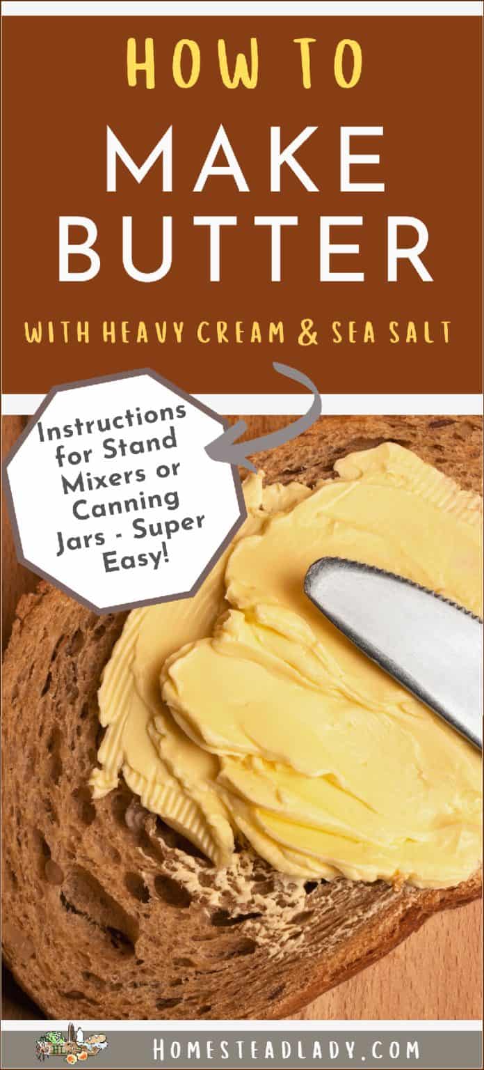 How to Make Butter • Homestead Lady