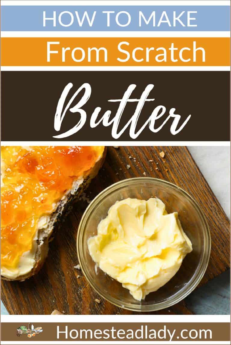 How to Make Butter • Homestead Lady