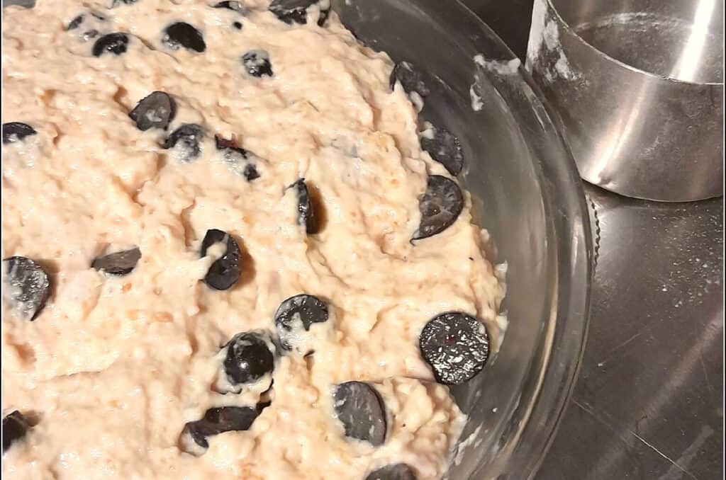 Grape Coffee Cake with Crumble Topping • Homestead Lady