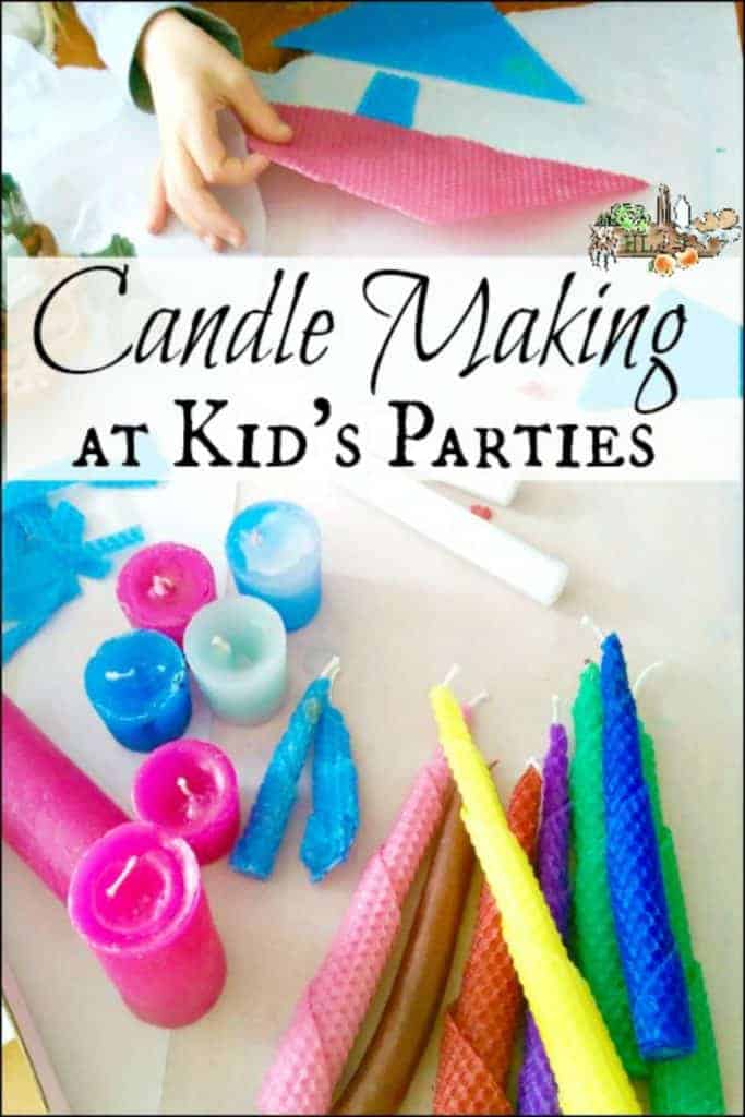 Green Fun: Candle Making for Kids Parties - Homestead Lady