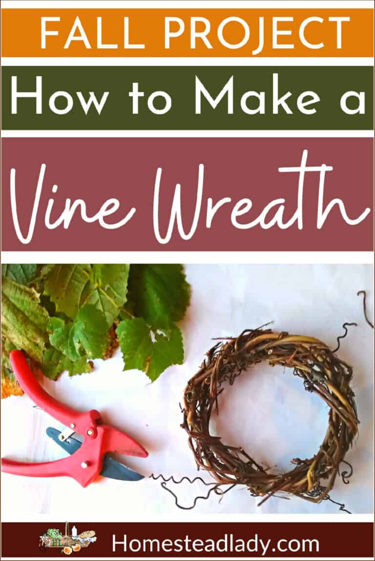 Fall Project: How to Make a Wreath • Homestead Lady