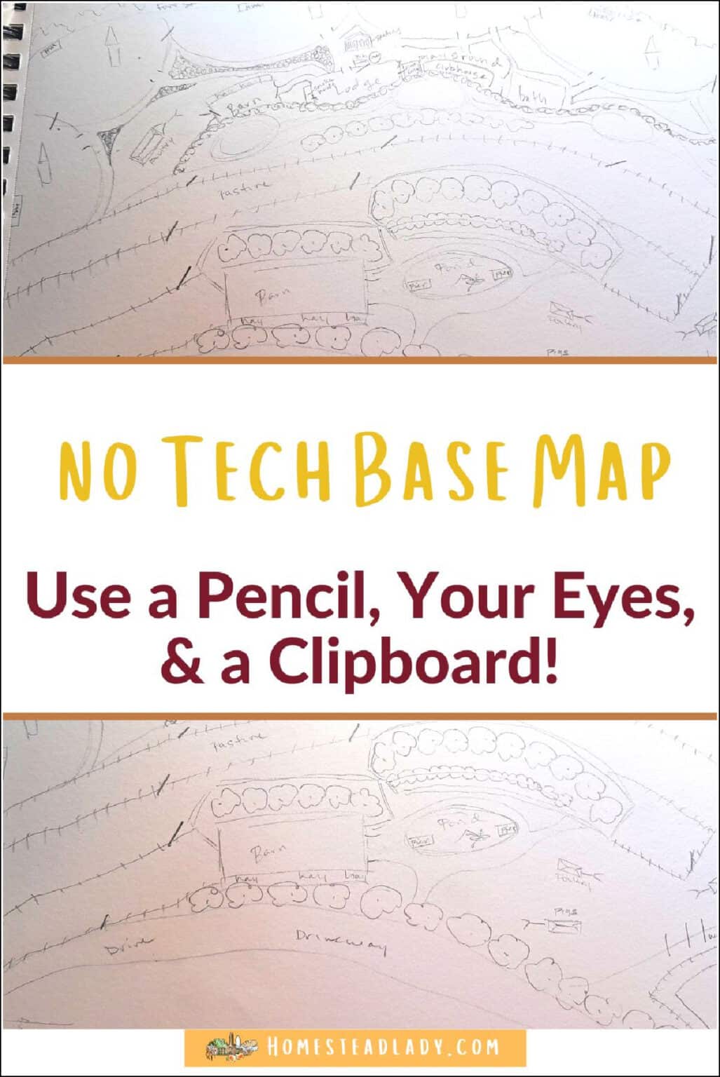 3 Easy Ways to Draw a Homestead Base Map • Homestead Lady