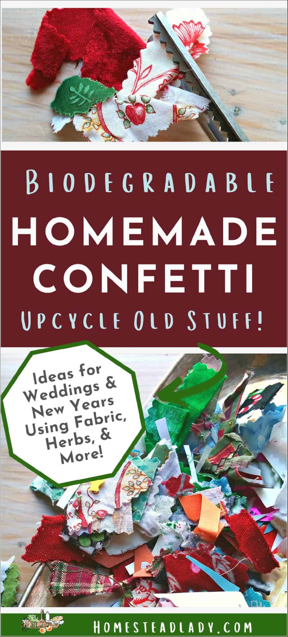 Make Homemade Biodegradable Confetti • Homestead Lady