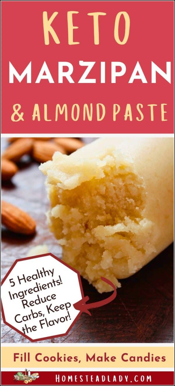 Keto Marzipan Recipe (with Keto Almond Paste How-To) • Homestead Lady